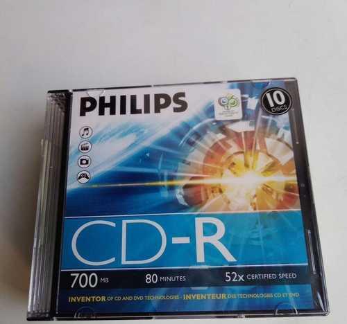 Болванка CD-R чистые philips