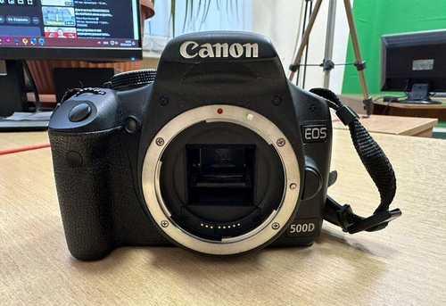 Зеркальный фотоаппарат на запчасти Canon EOS 500d