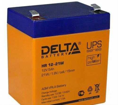 Аккумуляторная батарея Delta HR 12-21 W