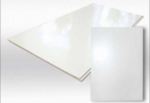 Белые глянцевые пластиковые панели пвх 3,0м*8мм
