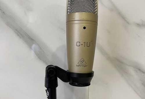 Студийный микрофон behringer c1 u