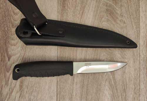 Нож Финский рукоять эластрон полированный Z90