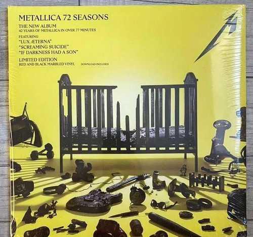 Metallica 72 seasons vinyl (red and black)