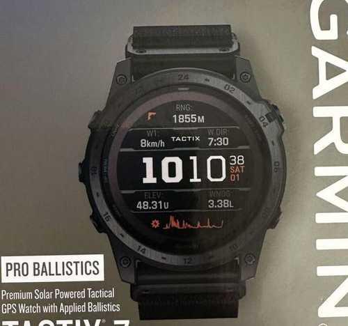 Часы Garmin Tactix 7 Pro Ballistics Edition