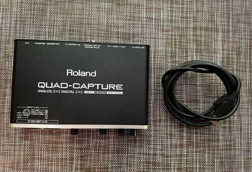 Roland quad-capture USB 2.0 Аудиоинтерфейс