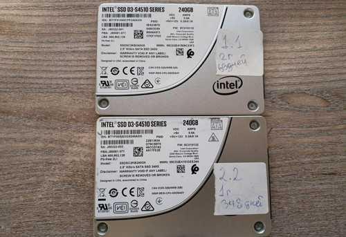 SSD накопитель Intel D3-S4510 Series 240гб