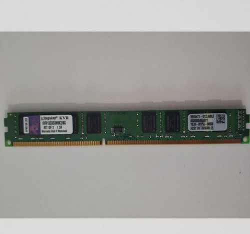 Оперативная память ddr3 4 gb kingston kvr1333d3n9k