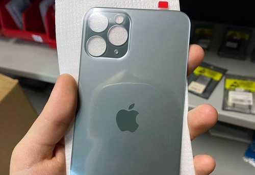 Стекло корпуса заднее iPhone 11 Pro темно зеленый