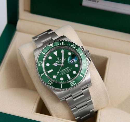 Часы мужские Rolex submariner Hulk в наличии
