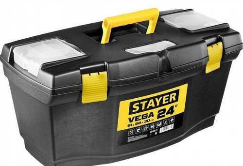 Пластиковый ящик для инструмента stayer vega-24