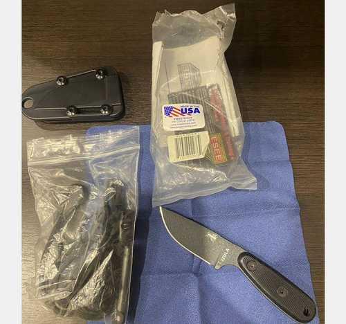 Фиксированный нож esee izula   kit комплект