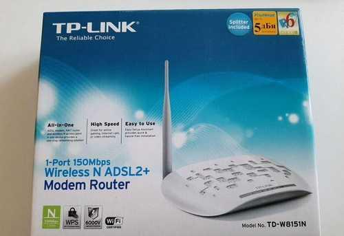 TP-link TD-W8151N роутер Wi-Fi модем