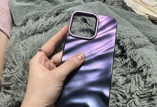 Чехол на iPhone 14 pro max фиолетовый