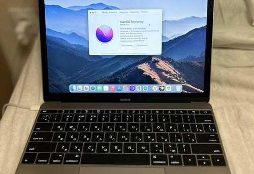 MacBook 12 (2016), 500 ГБ, Core m3, 1.1 ГГц, RAM 8 ГБ, Intel HD Graphics 515