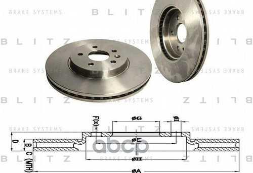 Диск тормозной chevrolet Cruze/Orlando 09-opel