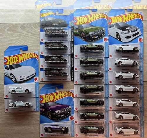 Hot wheels skyline r30 rx-7 silvia s15 honda civic