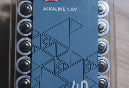 Алкалиновые батарейки AAA 40шт