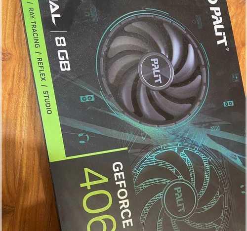 Видеокарта Palit nVidia GeForce RTX 4060 dual 8gb