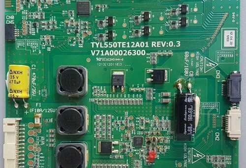 Плата LED-driver - TYL550TE12A01 REV:0. с разбора