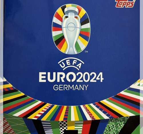 Наклейки topps euro 2024