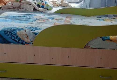 Кровать подростковая с бортиками