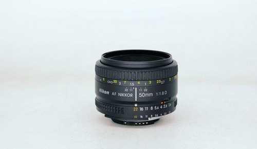 Nikon AF Nikkor 50 mm f/1.8 D (состояние 5)
