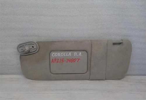 Козырек солнцезащитный (внутри) Toyota Corolla (E