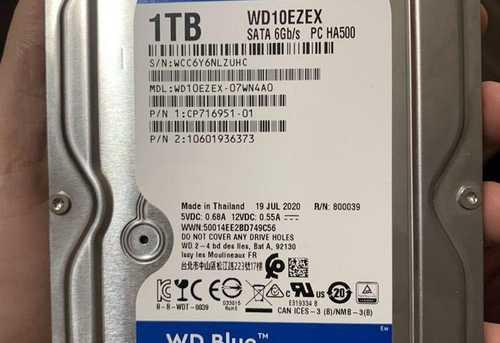 Жесткий диск Western Digital blue 1tb WD10ezex