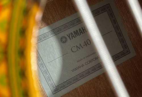 Гитара yamaha cm 40