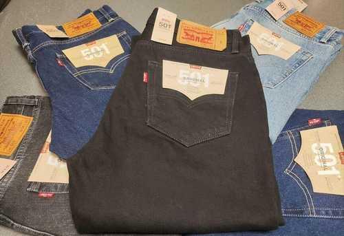 Мужские черные джинсы Levis 501 w30,w31,w33