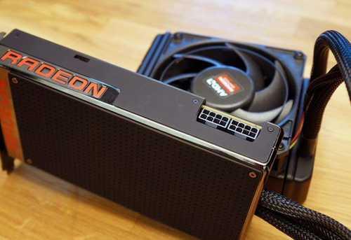 Amd r9 fury x, водяное охлаждение