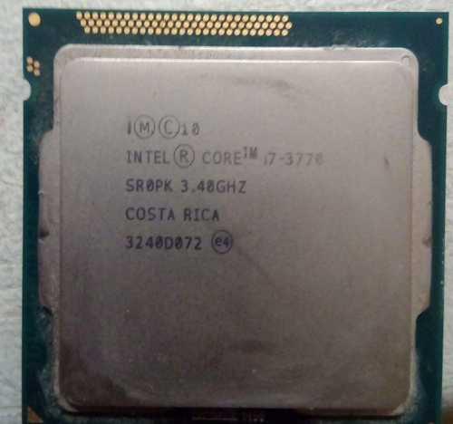 Процессор intel core i7 3770