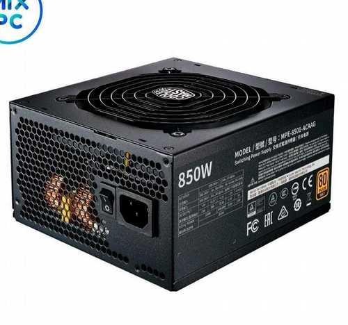 Блок питания 850W Cooler Master MWE Gold V2 MPE-8501-afaag-EU Б.У