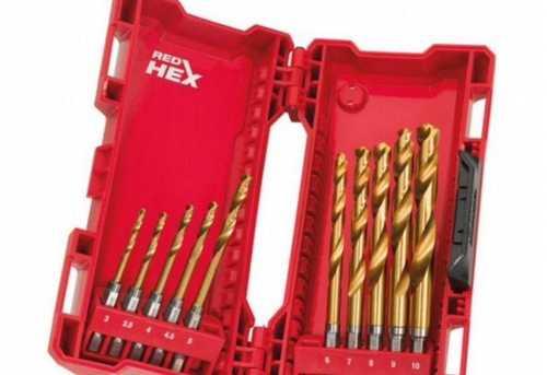 Набор сверл по металлу redhex Milwaukee 48894759