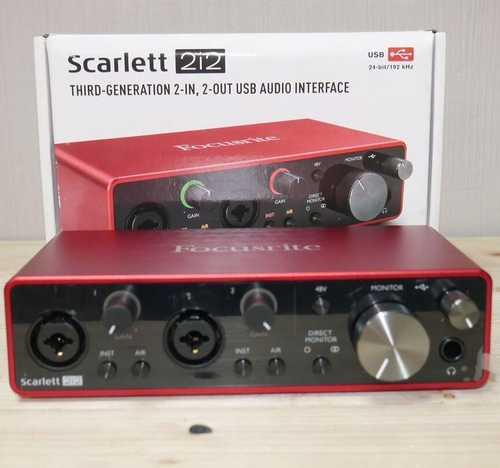 Focusrite Scarlett 2i2 3rd Gen Звуковая Карта