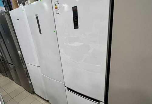 Холодильник с морозильником LG GA-B509mvqm белый