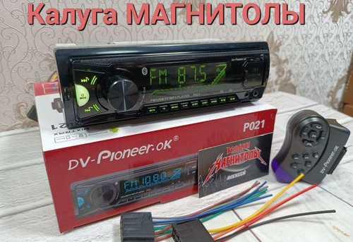 Магнитола новая 1din блютуз usb sd aux радио