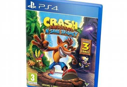 Crash Bandicoot N.Sane Trilogy PS4 диск