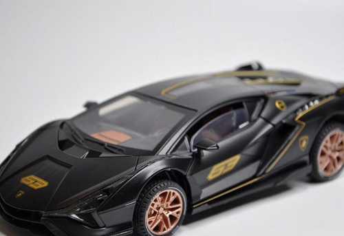Модель автомобиля Lamborghini Sian спорткар металл