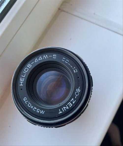 Объектив helios 44mm5 с переходником на Fujifilm