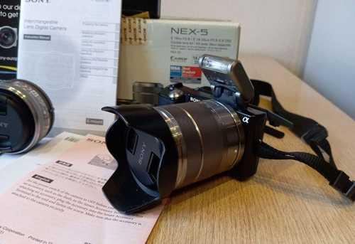 Беззеркальный фотоаппарат sony nex 5