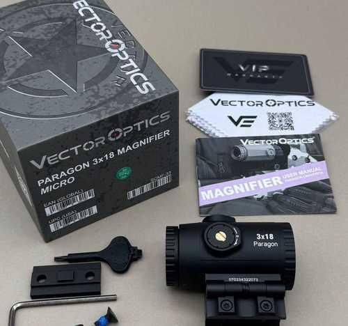 Магнифер Vector Optics Paragon 3x18 откидной