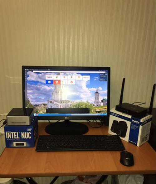 Компьютер intel NUC в комплекте