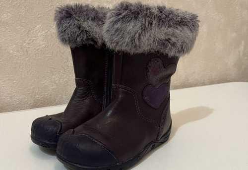 Сапоги детские для девочки clarks 20