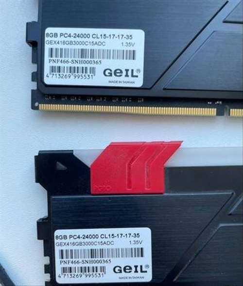 Оперативная память Geil Evo X RGB 16gb (2x8gb)