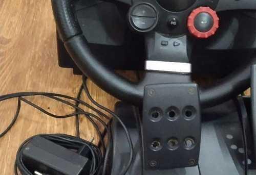 Игровой руль logitech driving force gt