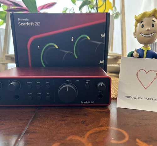 Звуковая карта Focusrite Scarlett 2i2 4Gen Идеал