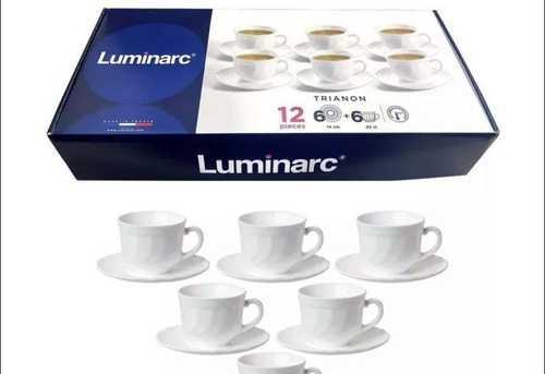 Чайный сервиз luminarc новый 12 предметов