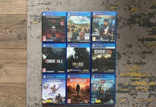 Игры для ps4, diablo 4, resident evil, kena