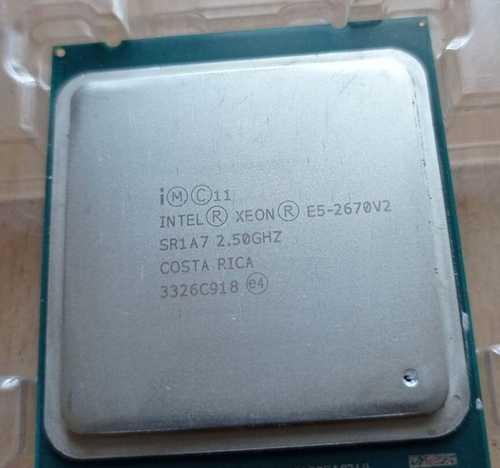 LGA 2011 Xeon E5-2670 v2, SR1A7, склад 4 шт